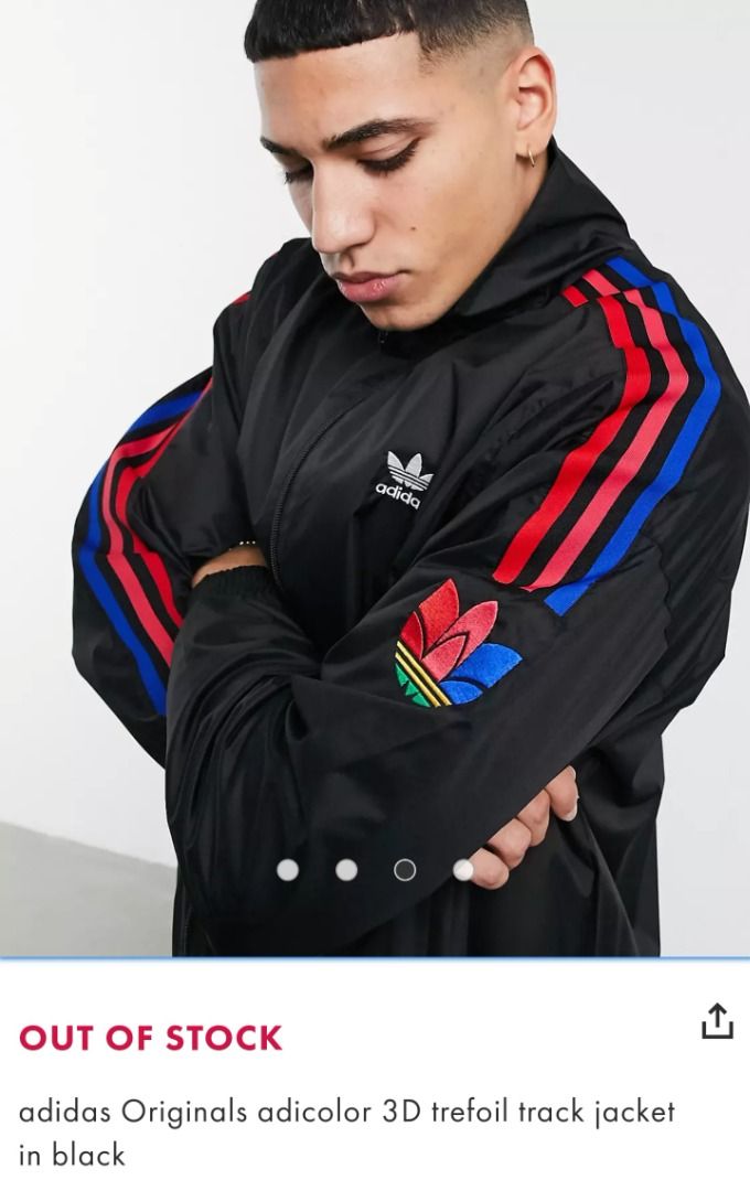 Adidas 3d Trefoil 3 Stripes Track Jacket On Carousell