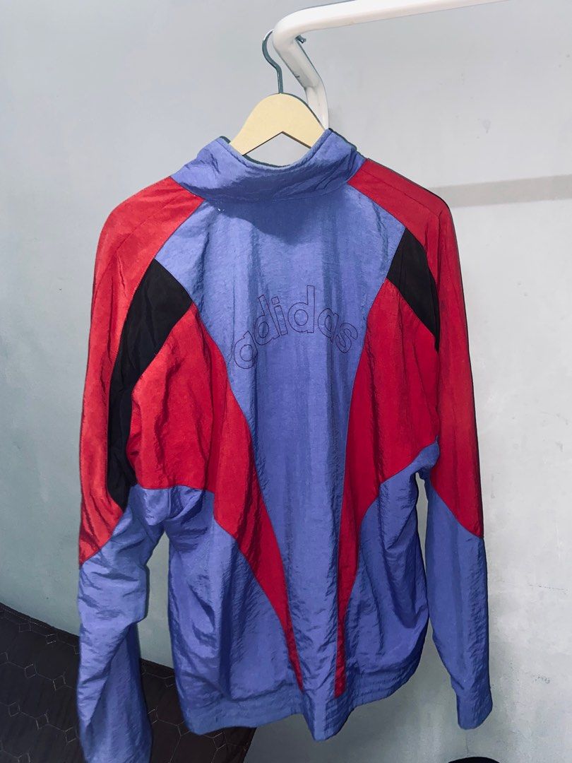 Adidas Vintage Windbreaker Original, Men's Fashion, Activewear on Carousell