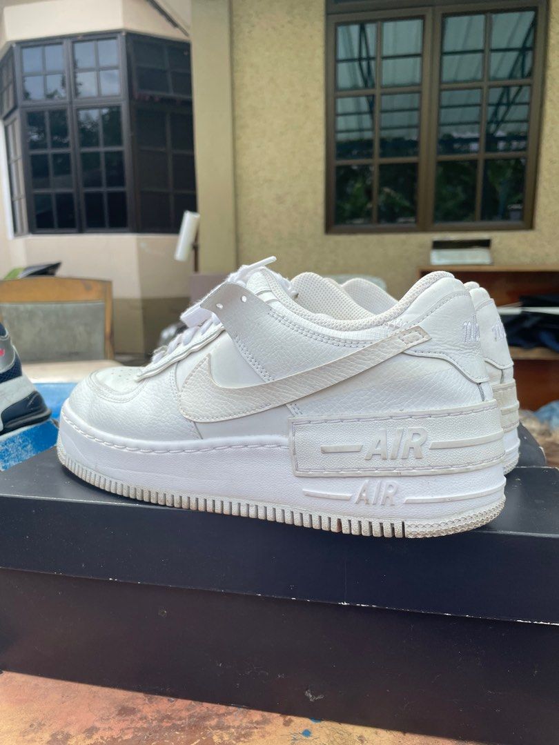 (URGENT) AIRFORCE 1 AF1 SHADOW W BIG SIZE, Women's Fashion, Footwear ...