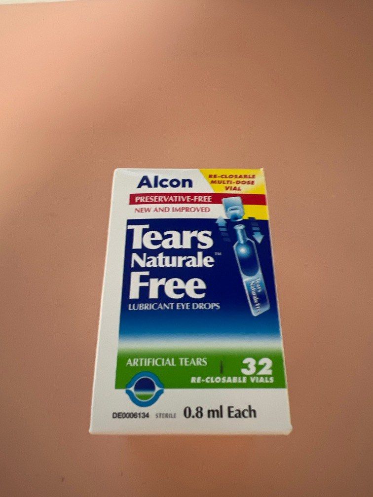 Alcon Tears Naturale Free Lubricant Eye Drops 32 vials, Beauty ...