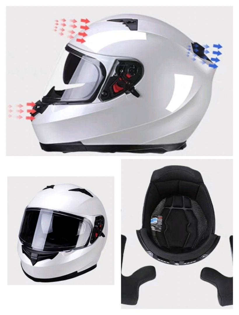 AMZ 905 - Full Face ABS Motorcycle Helmet *Pre Order*, Motorcycles, Motorcycle Apparel on Carousell