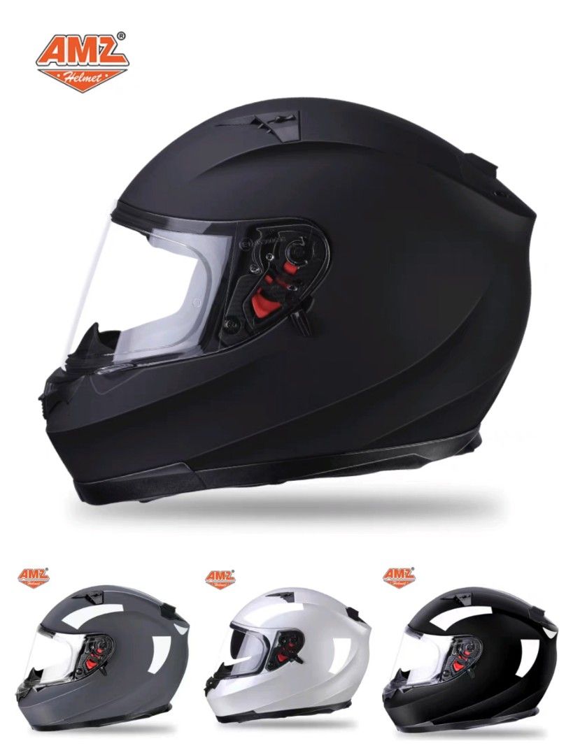 AMZ 905 - Full Face ABS Motorcycle Helmet *Pre Order*, Motorcycles, Motorcycle Apparel on Carousell