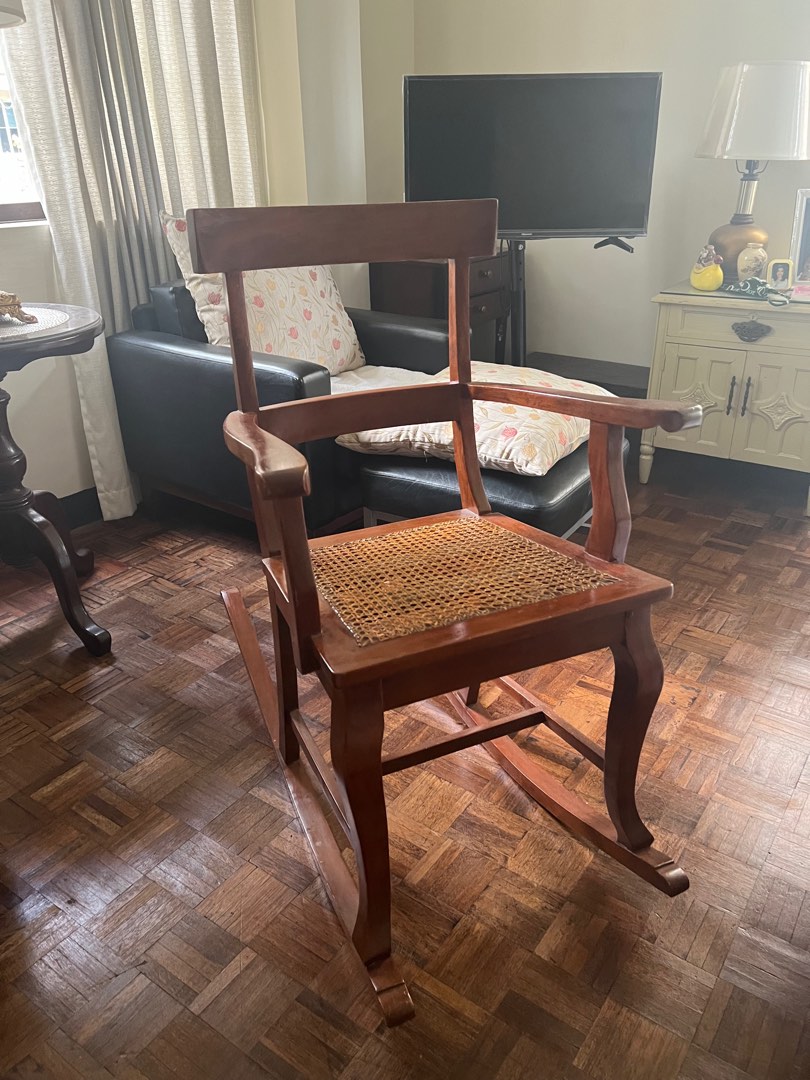 Antique Narra Rocking Chair on Carousell
