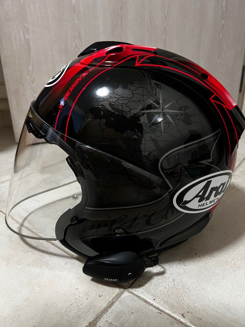 Arai Harada helmet with uclear amp pro used lightly, Motorcycles ...