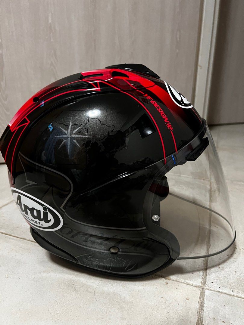Arai Harada helmet with uclear amp pro used lightly, Motorcycles ...