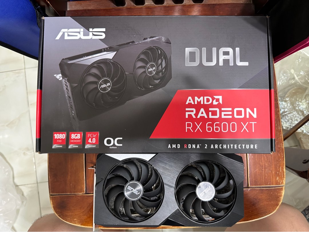 ASUS DUAL RADEON RX 6600 XT, Computers & Tech, Parts & Accessories ...