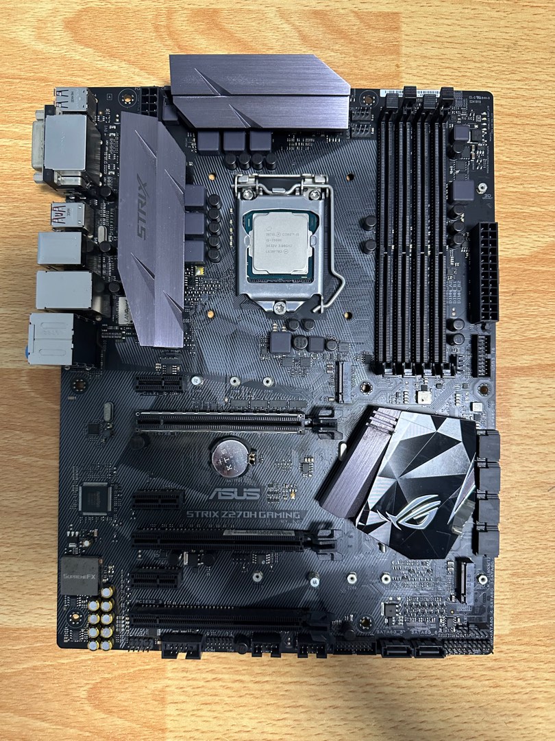 Asus ROG Strix Z270H with i5 7600K, Computers & Tech, Parts ...