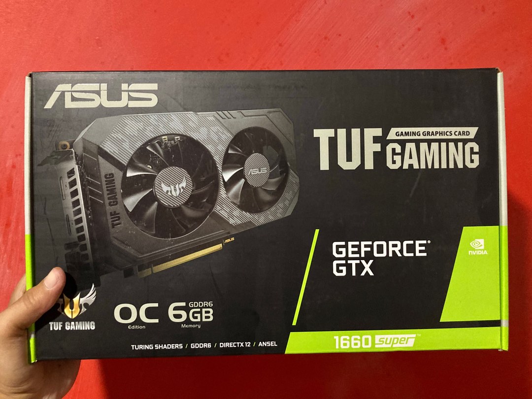 ASUS TUF GTX 1660 SUPER OC GPU, Computers & Tech, Parts & Accessories ...