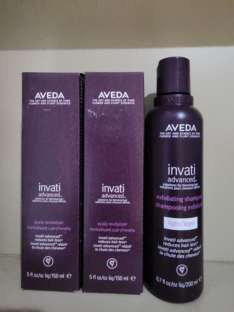 Aveda Invati Advanced Scalp Revataliser Duo 150ml + Invati Advanced ...