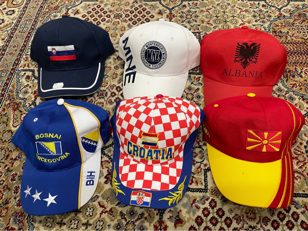 Balkan Countries + Slovenia Caps, Men's Fashion, Watches & Accessories ...