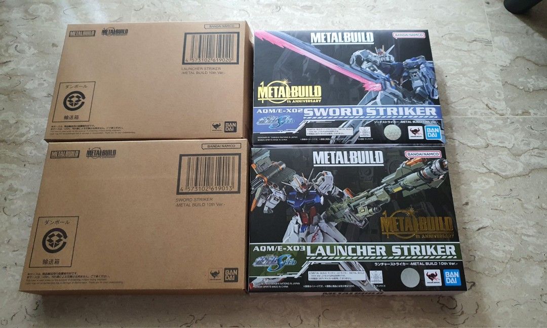 Bandai Metal Build 10th Anniversary Launcher & Sword Striker Packs, NEW, Hobbies & Toys, Toys ...