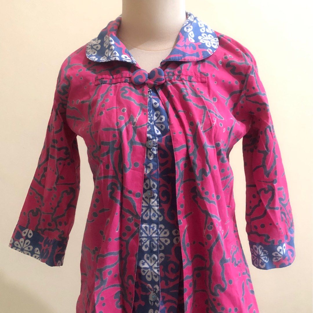 Batik Pink Wanita Batik Putri Ega, Fesyen Wanita, Pakaian Wanita ...