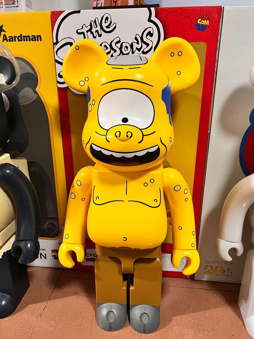 Bearbrick Simpsons Cyclops 1000%, Hobbies & Toys, Toys & Games on Carousell