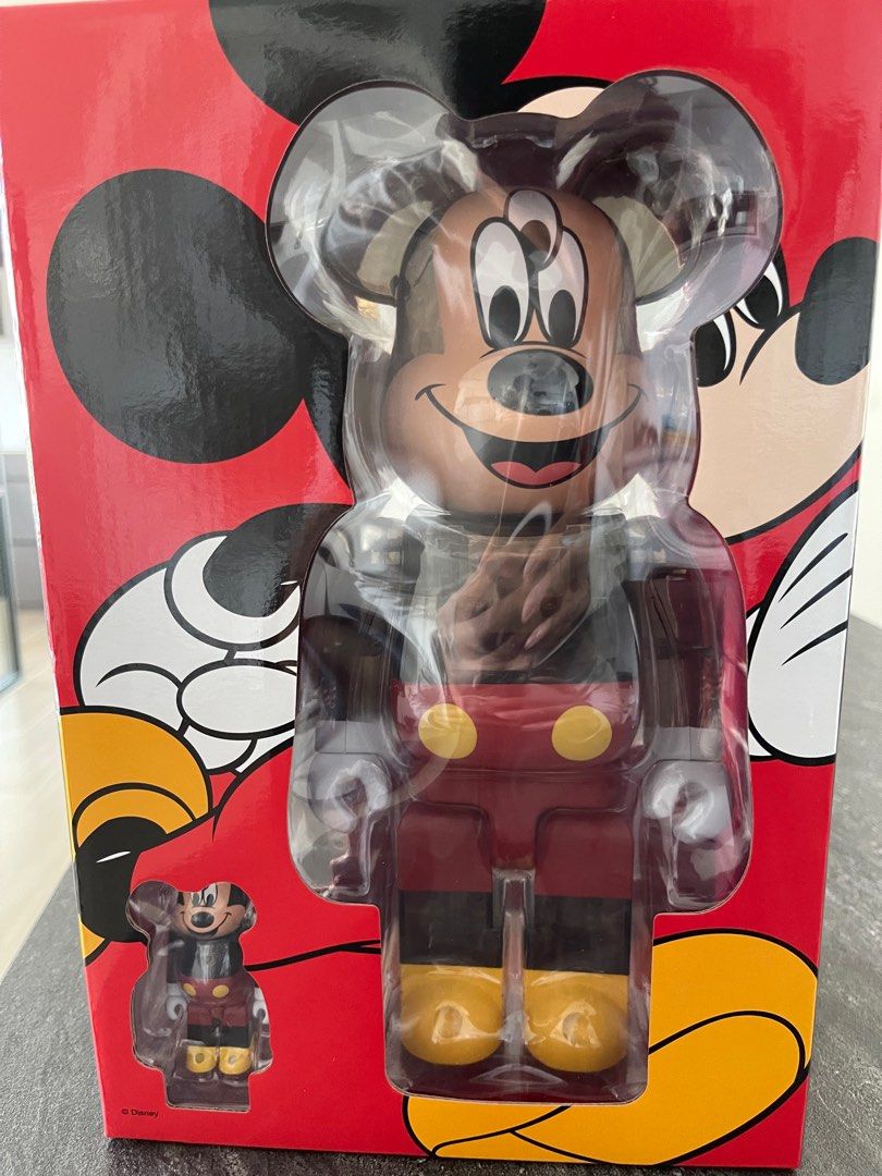 Bearbrick x CLOT x 3125C x Disney 3 Eyed Micky Mouse 100% & 400% set ...