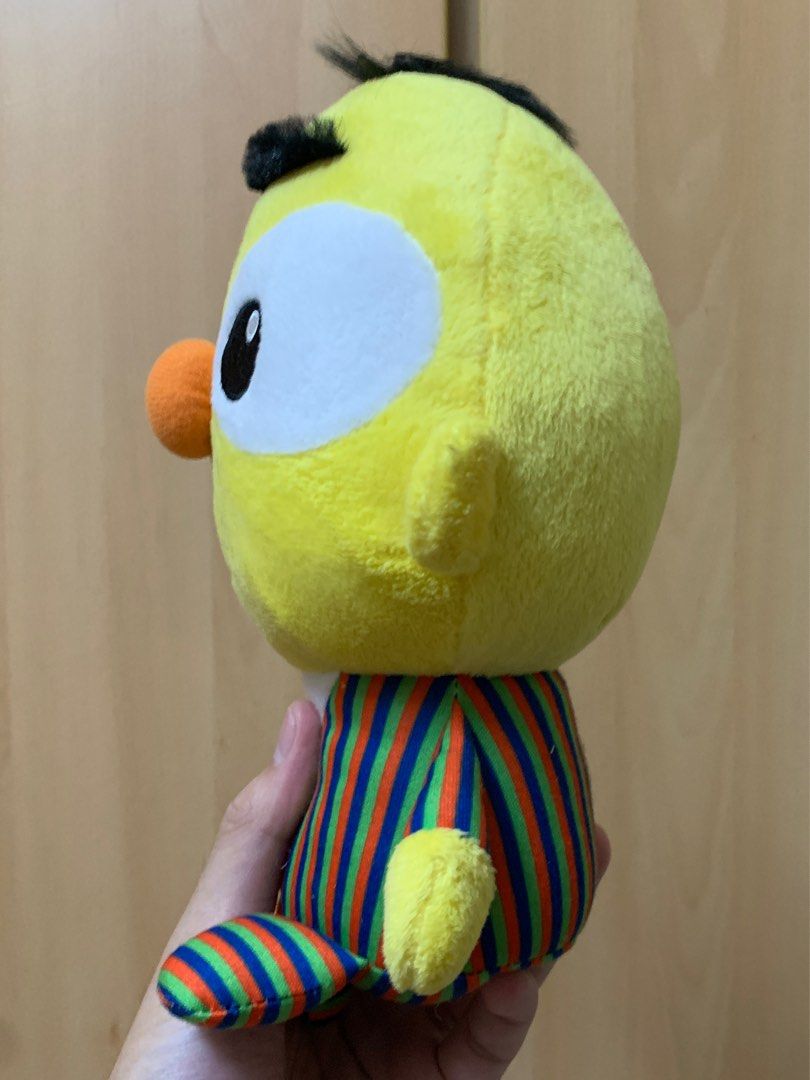 Bert Sesame Street Yellow Small Cute Soft Toy Plushie, Hobbies & Toys ...