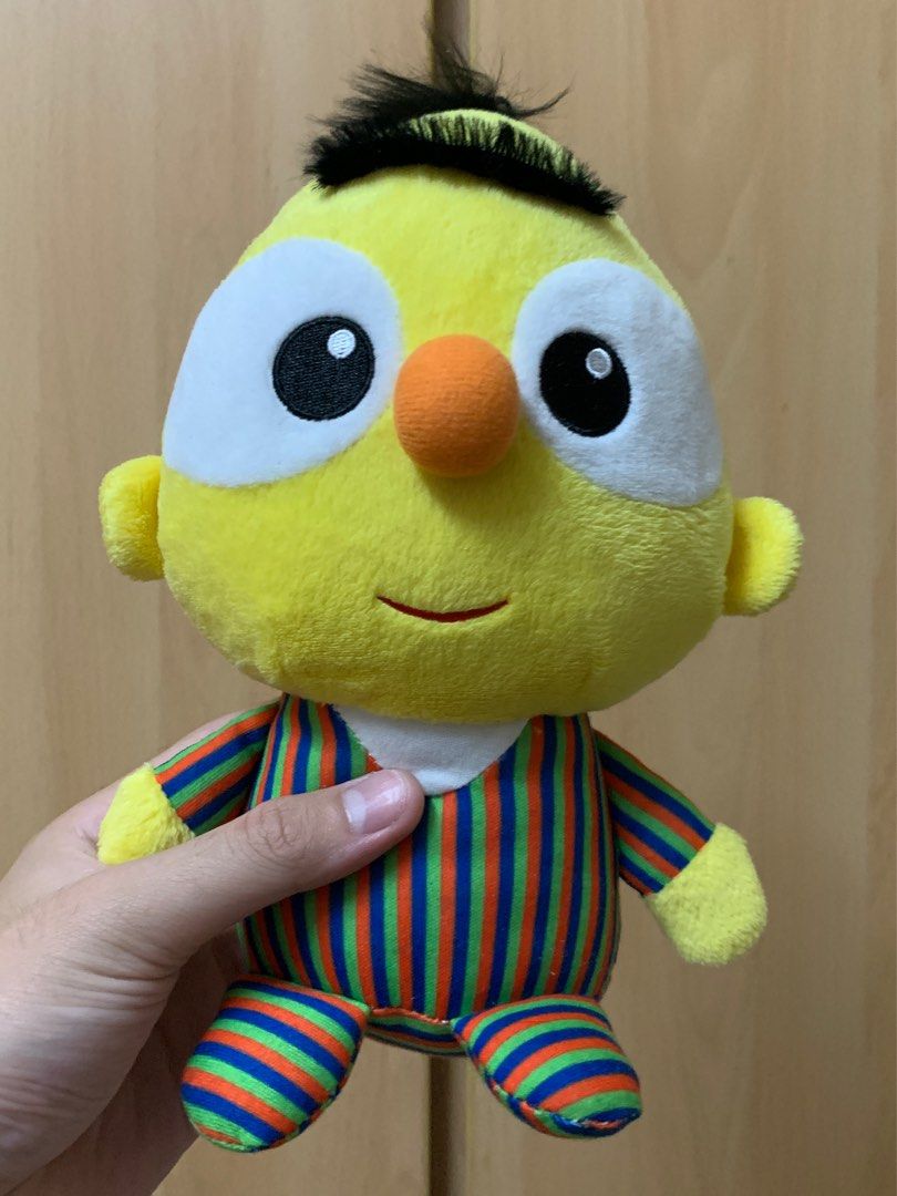 Bert Sesame Street Yellow Small Cute Soft Toy Plushie, Hobbies & Toys, Toys & Games on Carousell