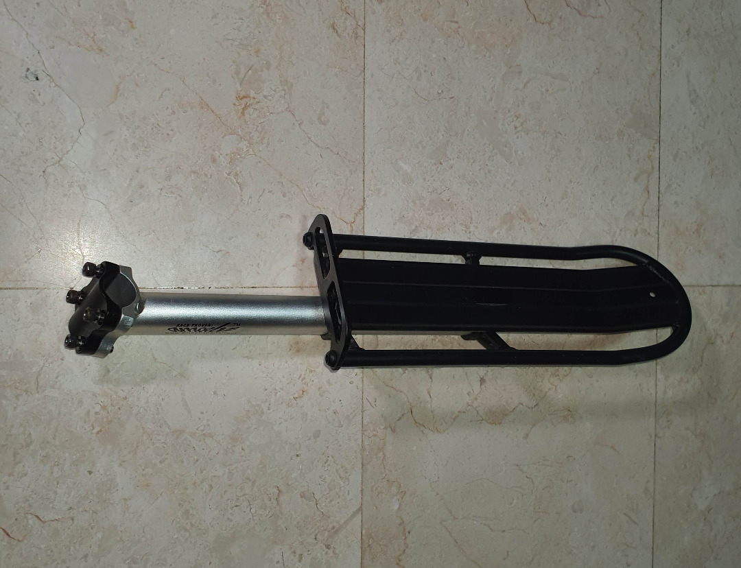 Bicycle rear rack - supports 15 kg, Sports Equipment, Bicycles & Parts ...