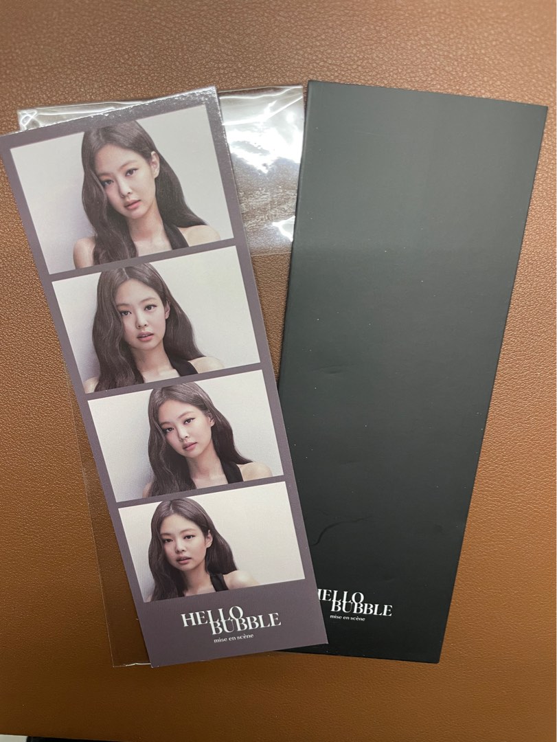 Blackpink Jennie Mise en Scene / hello bubble collab 4 cut strip photo ...