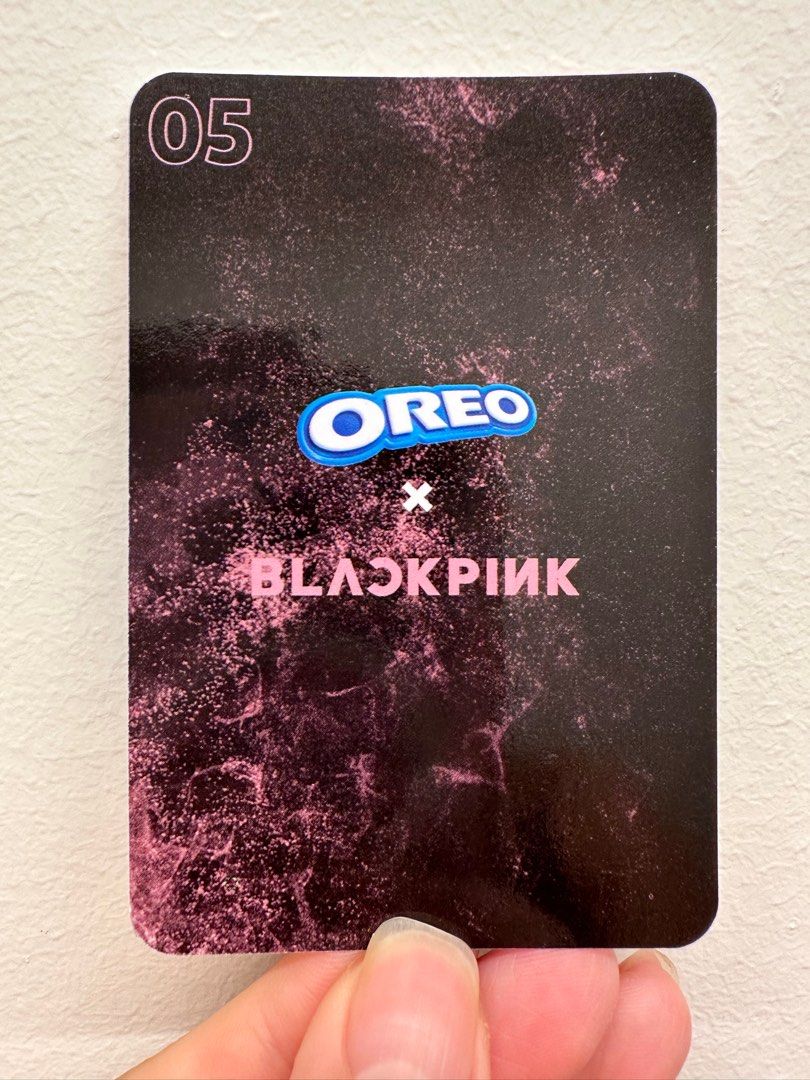 Blackpink Oreo collectible card, Hobbies & Toys, Memorabilia ...
