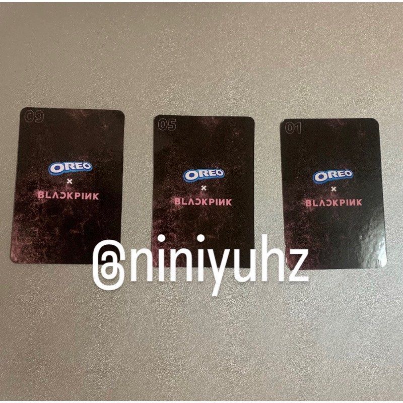 Blackpink Oreo Photocards (sleeve & toploader included) on Carousell