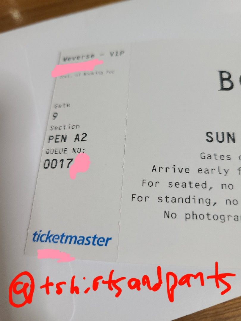 Blackpink VIP born pink, Tickets & Vouchers, Event Tickets on Carousell