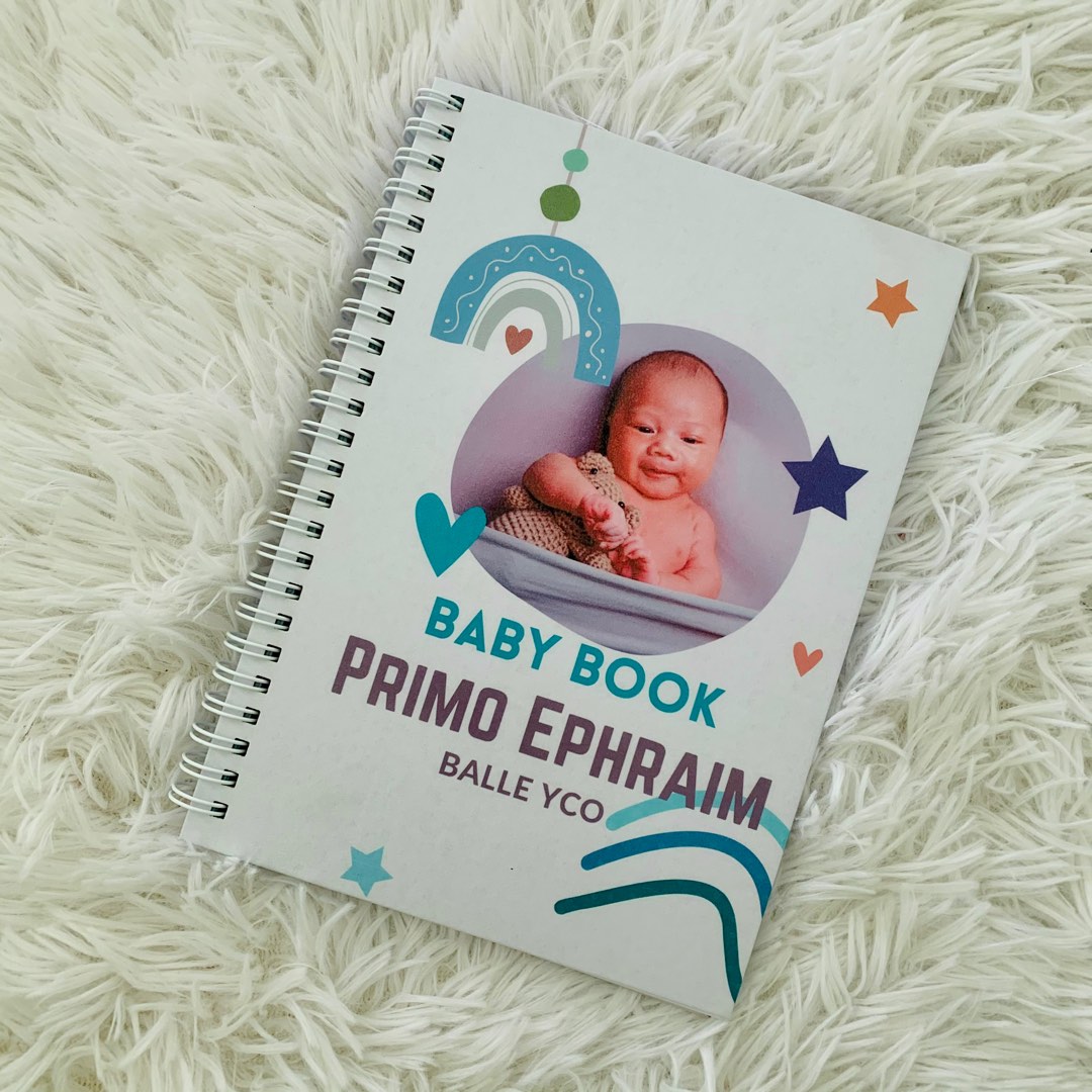 BLUE PERSONALIZED Baby Record Book, Immunization vaccination ...