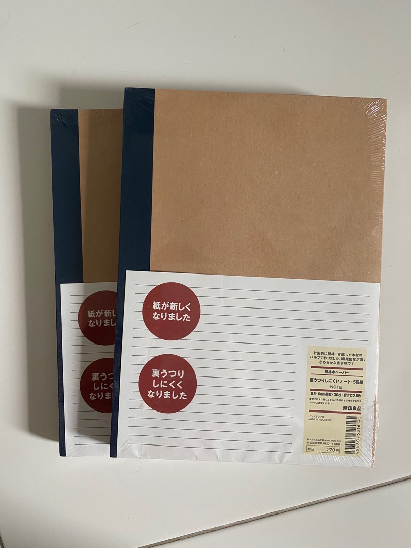 BNIP Muji Notebook, Hobbies & Toys, Stationery & Craft, Stationery ...