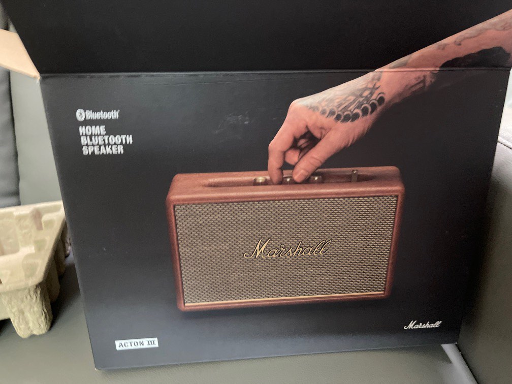 Box only Action 3 Marshall speakers, Audio, Soundbars, Speakers ...