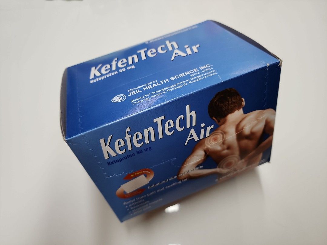 [Brand New] KefenTech Air (20 X 8 Patches) - Korean Pain Relieve ...