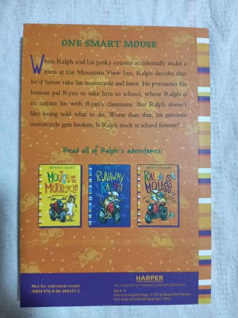 Brand new! Ralph S. Mouse Beverly Cleary, Hobbies & Toys, Books ...