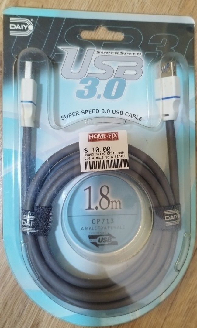 Brand new super speed USB 3.0 (CP713 - male to female) 1.8 metre length ...