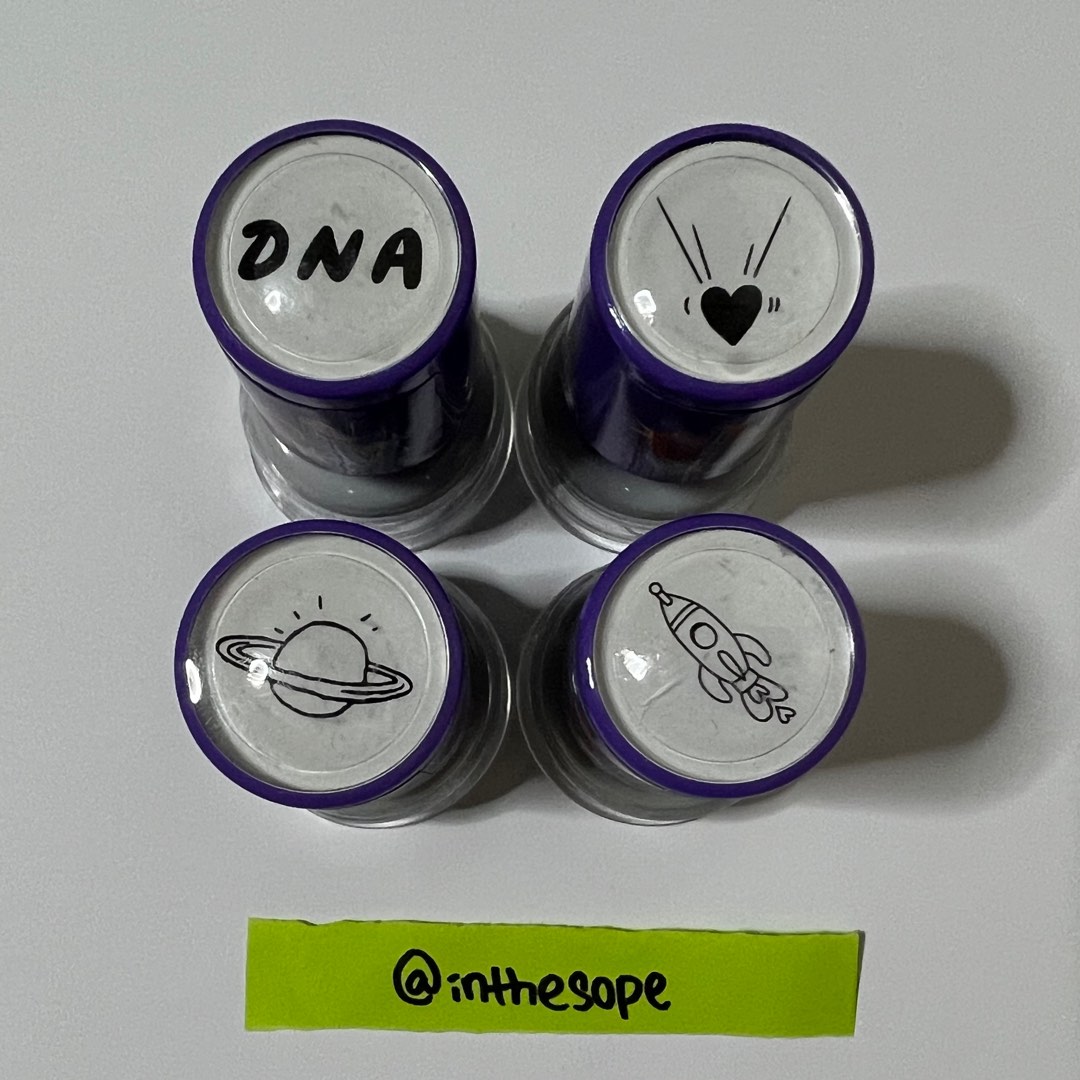 BTS Popup DNA Stamp, Hobbies & Toys, Memorabilia & Collectibles, K-Wave ...