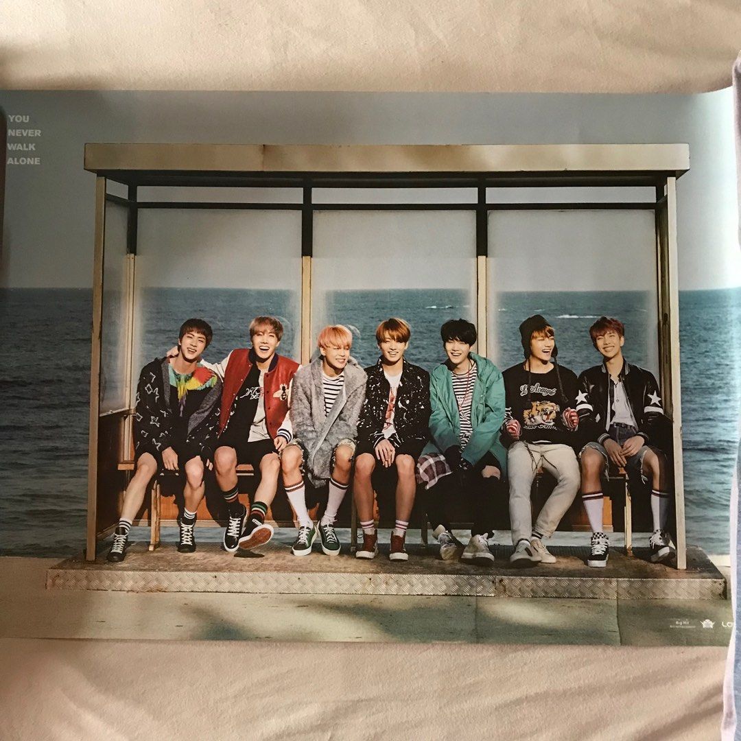 BTS YNWA and MOTS7 Posters, Hobbies & Toys, Collectibles & Memorabilia ...