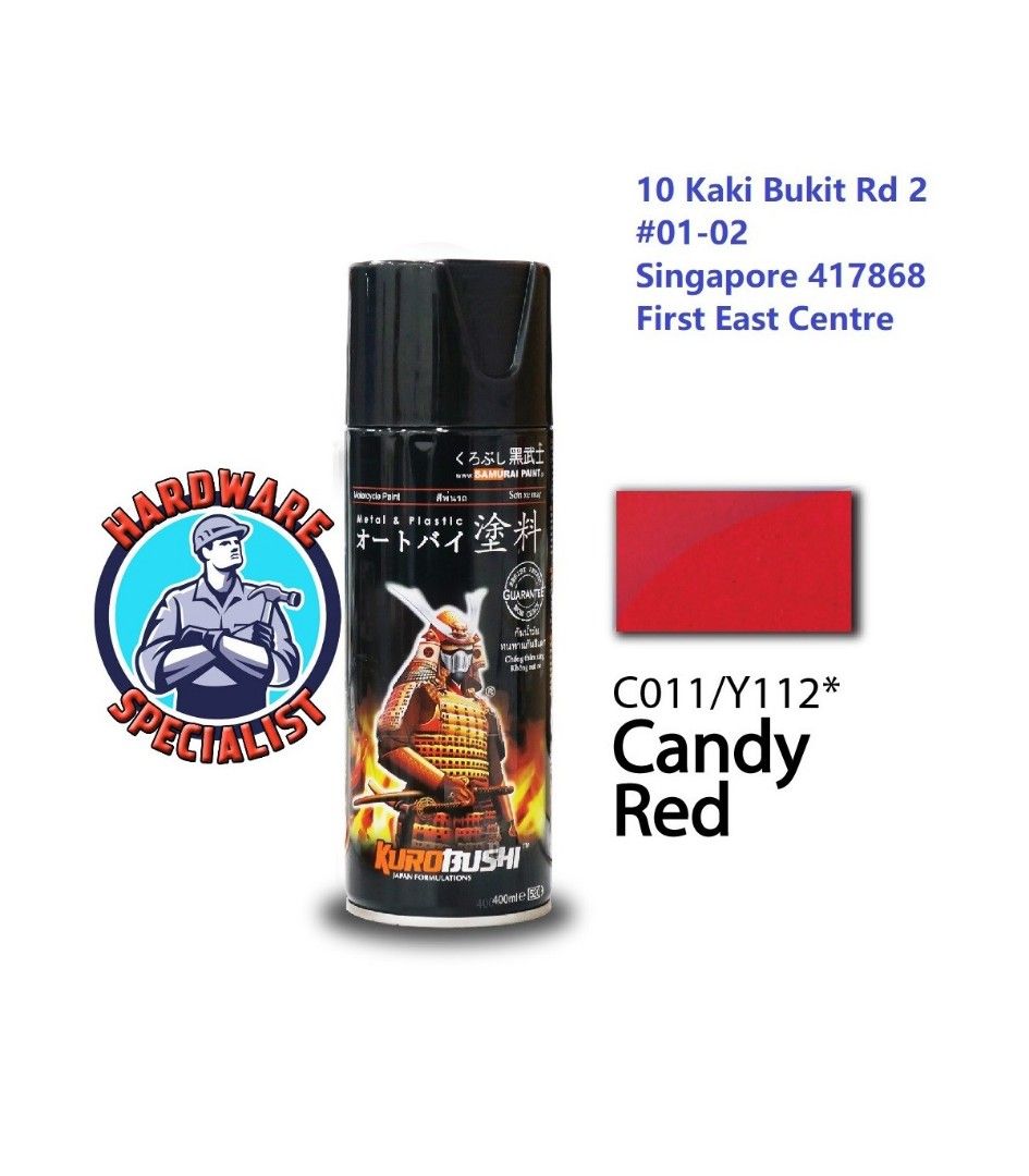 Candy Red Spray Paint, Hobbies & Toys, Stationery & Craft, Craft ...