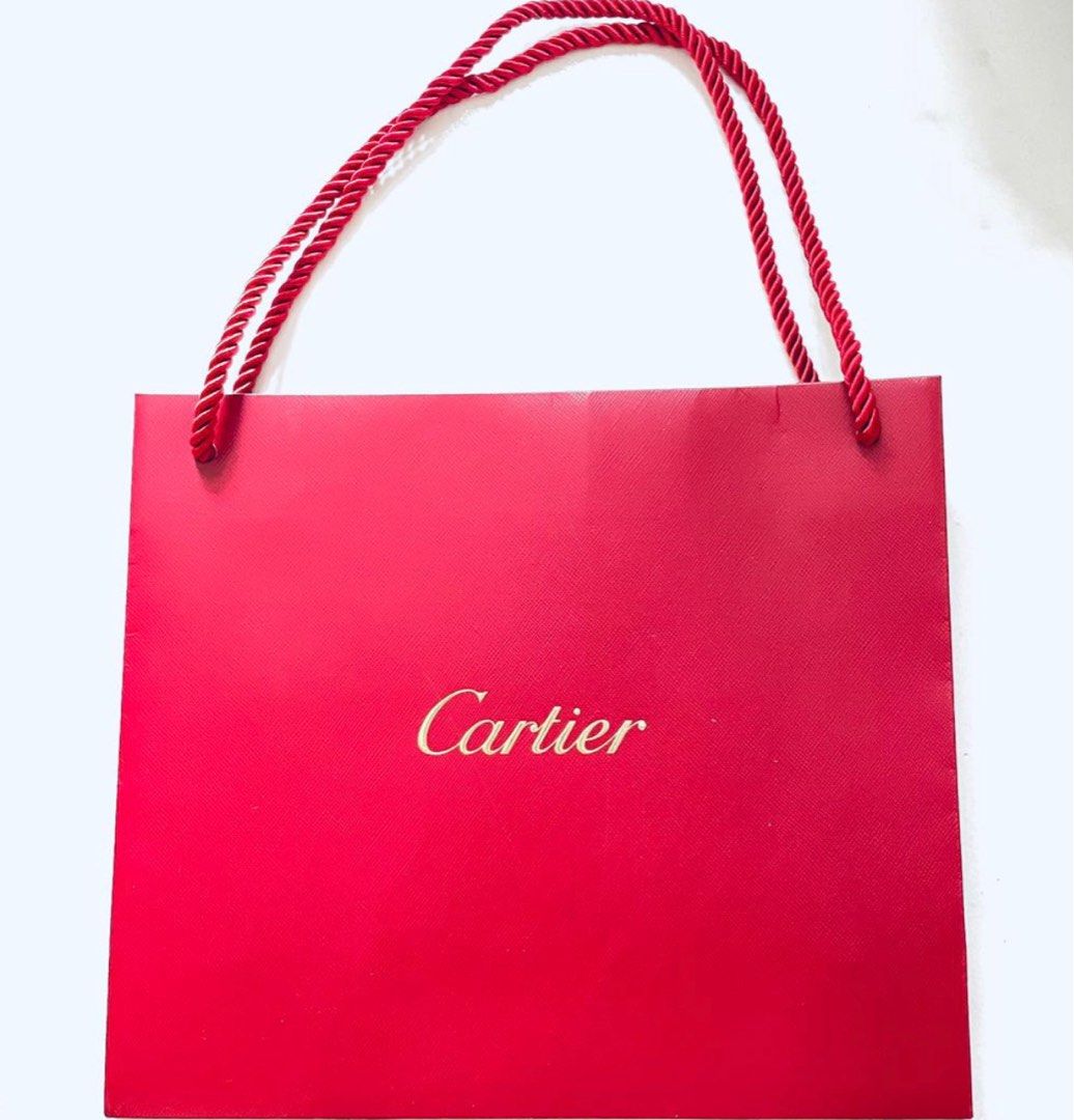 Cartier Paper Bag, Luxury, Accessories on Carousell
