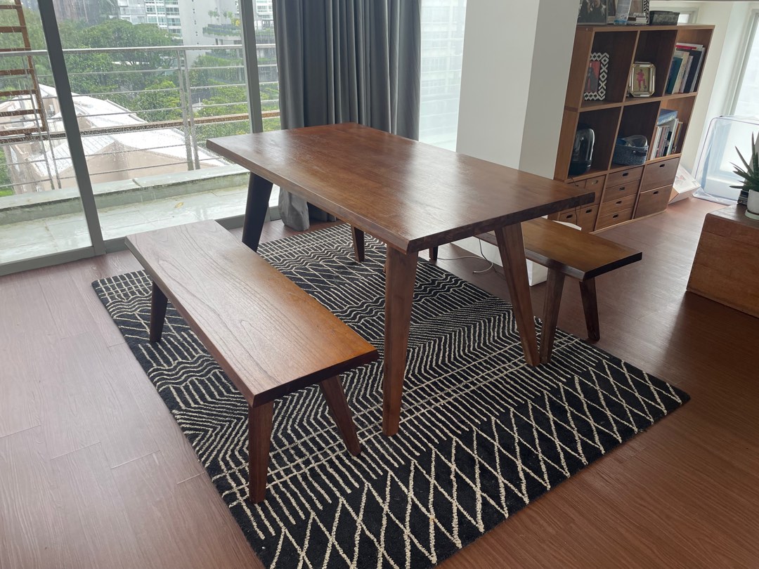 Castlery Dining Table Set, Furniture & Home Living, Furniture, Tables ...