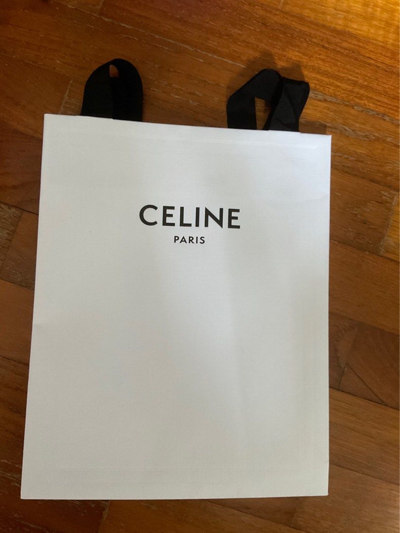 celine paper bag for wallet, Luxury, Bags & Wallets on Carousell