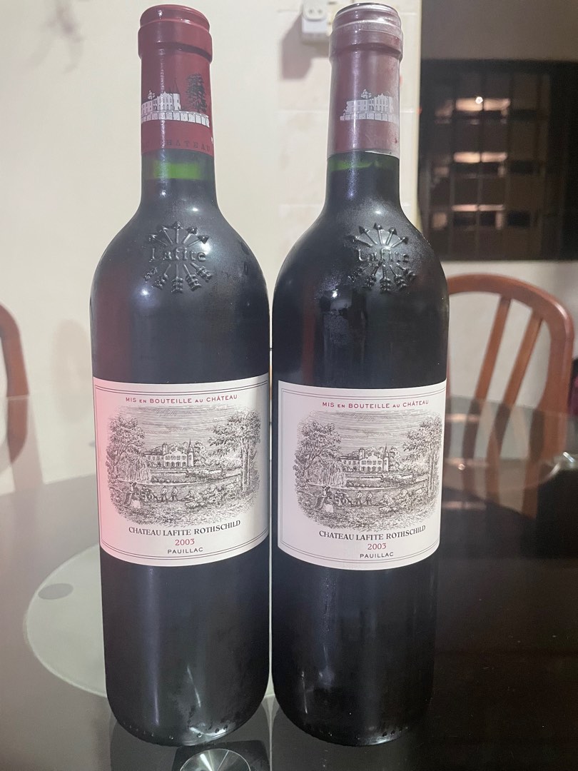 TWIN Chateau Lafite Rothschild 2003 Red Wine, Food & Drinks, Alcoholic ...