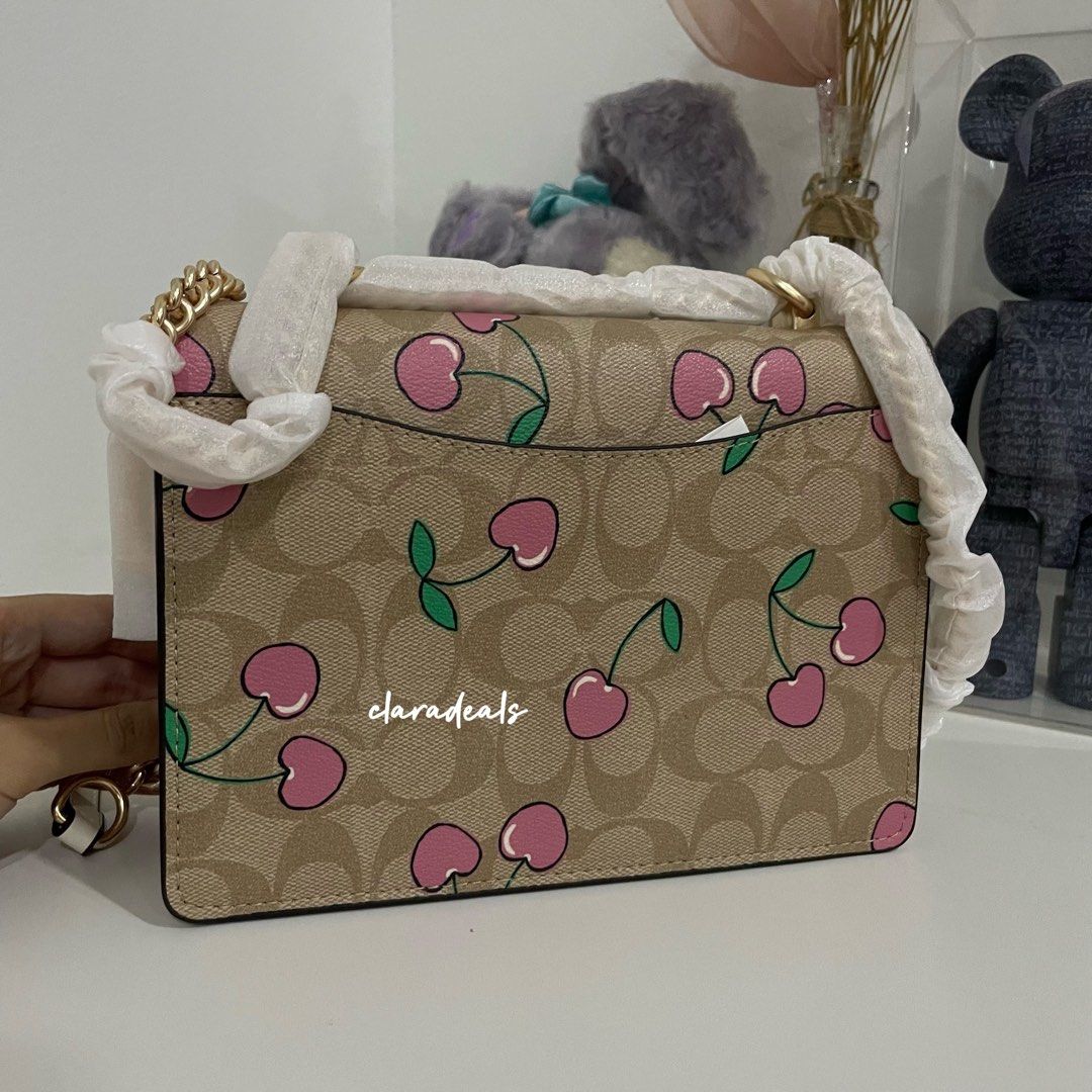 Coach Klare Cherry Convertible Shoulder Bag, Women's Fashion, Bags ...