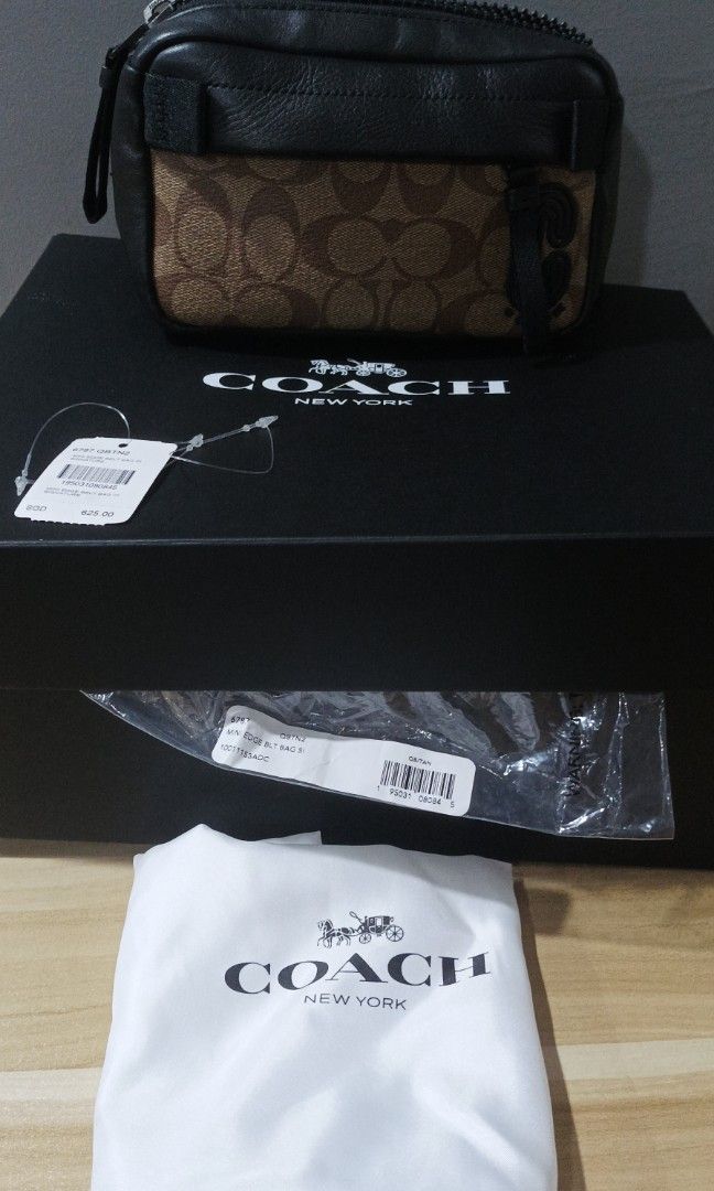 Coach mini waist pouch, Men's Fashion, Bags, Belt bags, Clutches and ...