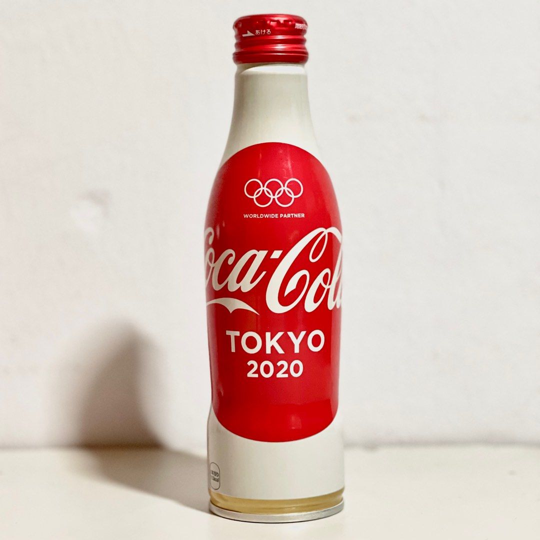 Coca Cola Japan - Tokyo 2020 250ml Full Aluminum Bottle, Hobbies & Toys ...