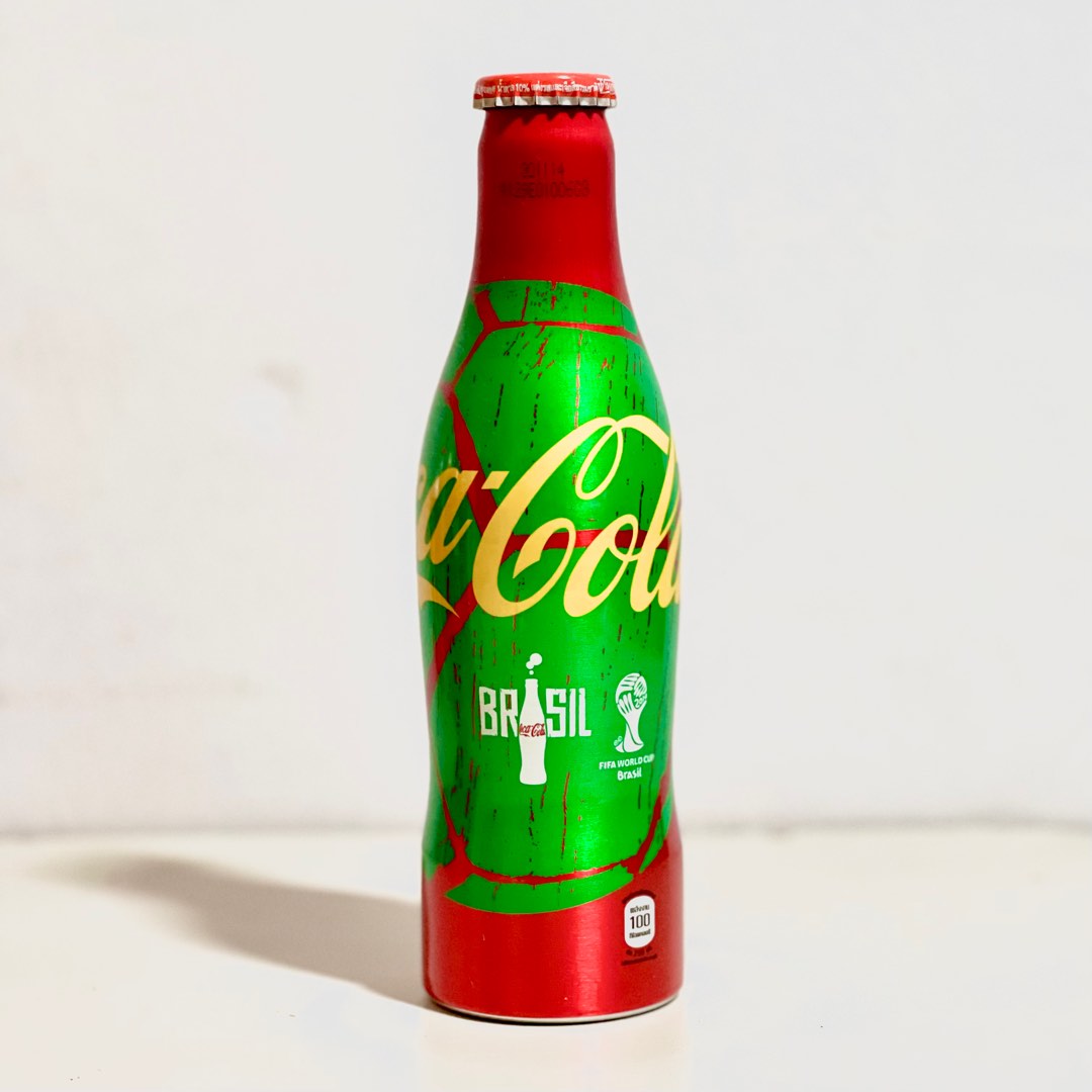Coca Cola Thailand - Brazil FIFA Worldcup 250ml Full Aluminum Bottle ...