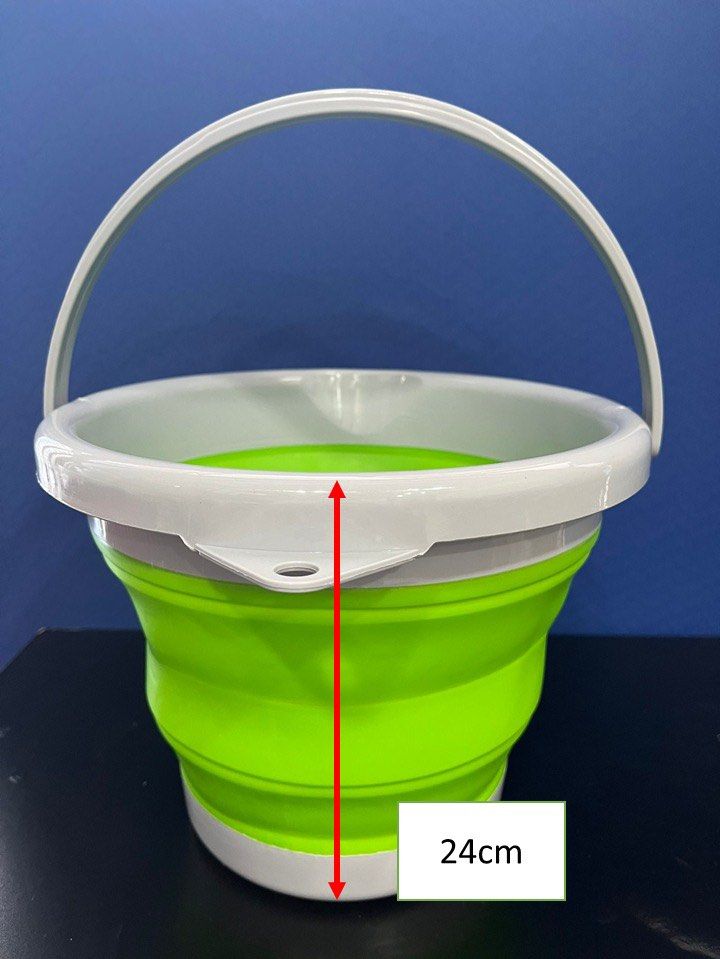 Collapsible Bucket Portable Folding Bucket, Furniture & Home Living ...