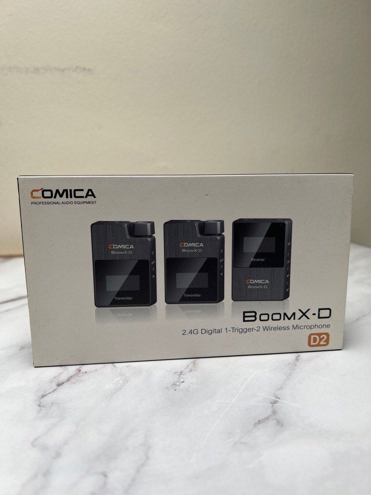 COMICA BOOM XD D2 2.4wireless microphone, Audio, Microphones on Carousell