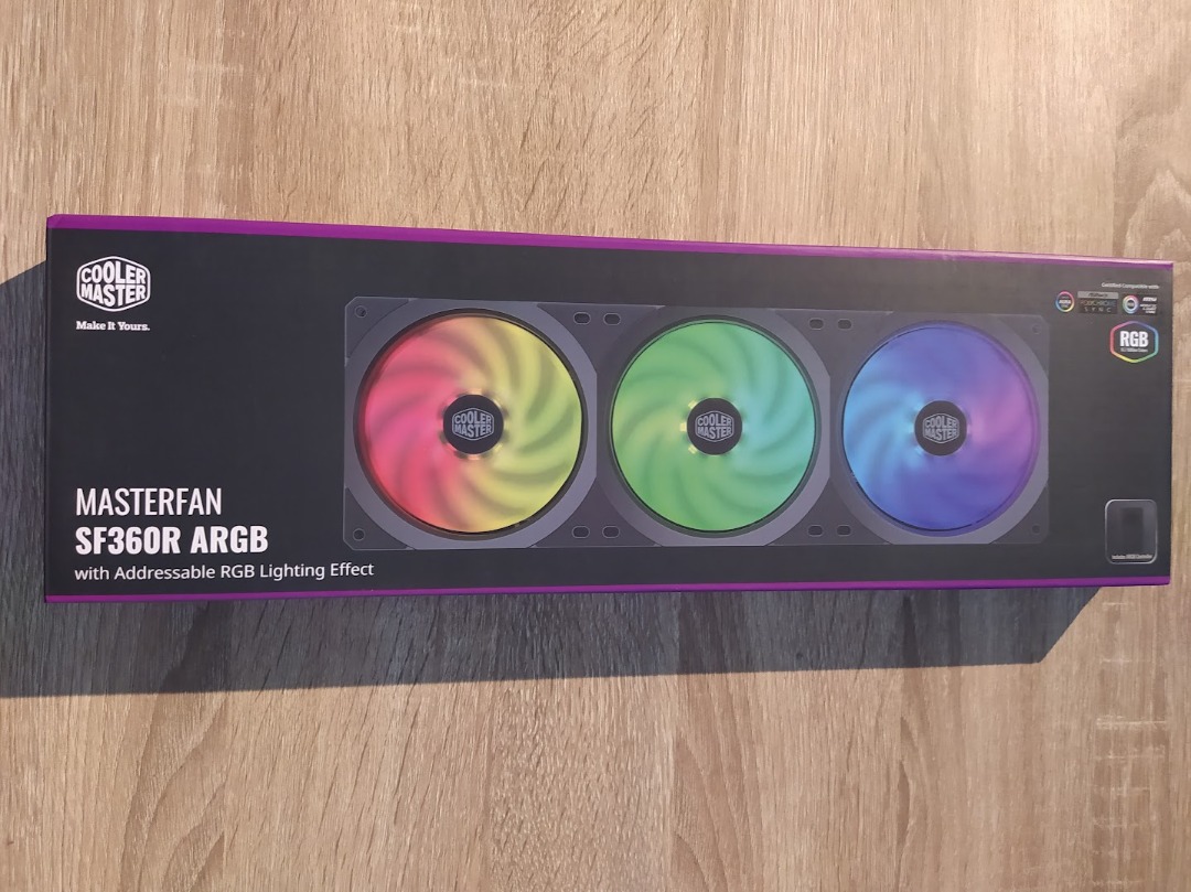 Cooler Master MasterFan SF360R ARGB 360mm Fans, Computers & Tech, Parts ...