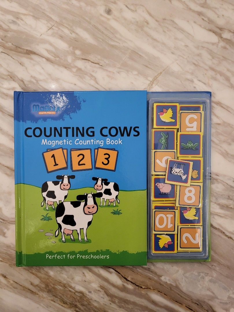 Counting Cows Magnetic Counting Book, Hobbies & Toys, Books & Magazines ...