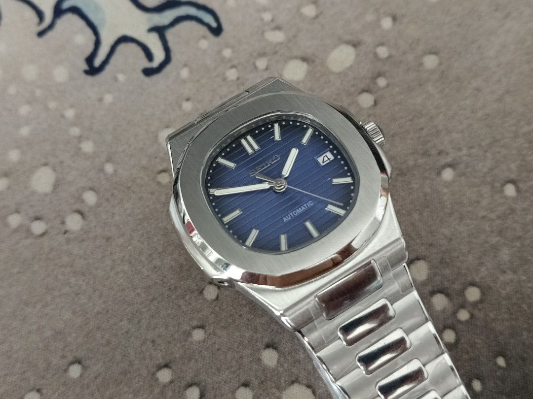 Smod Seiko Mod Nautilus Automatic watch, Luxury, Watches on Carousell