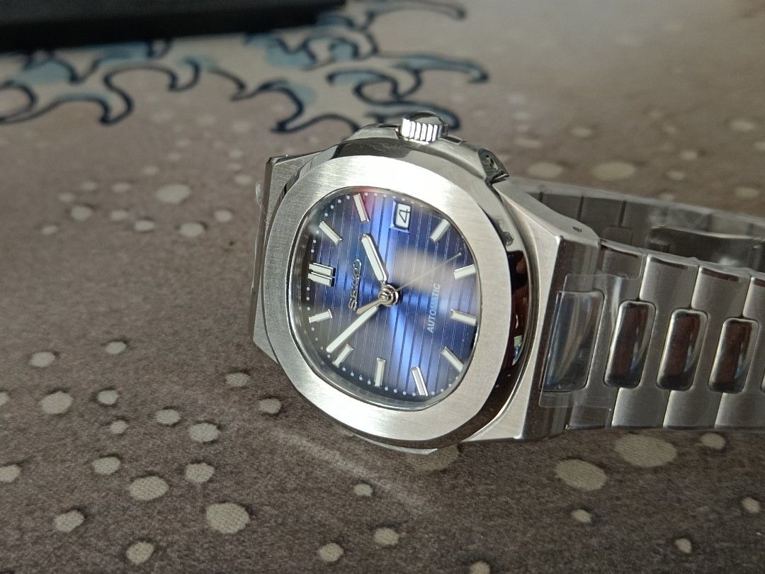 Smod Seiko Mod Nautilus Automatic watch, Luxury, Watches on Carousell