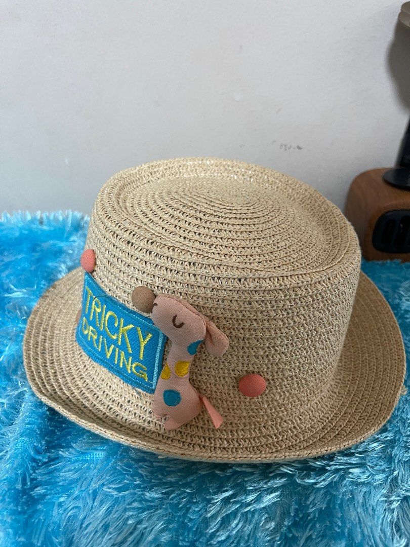 Cute kids straw hat, Women's Fashion, Watches & Accessories, Hats ...