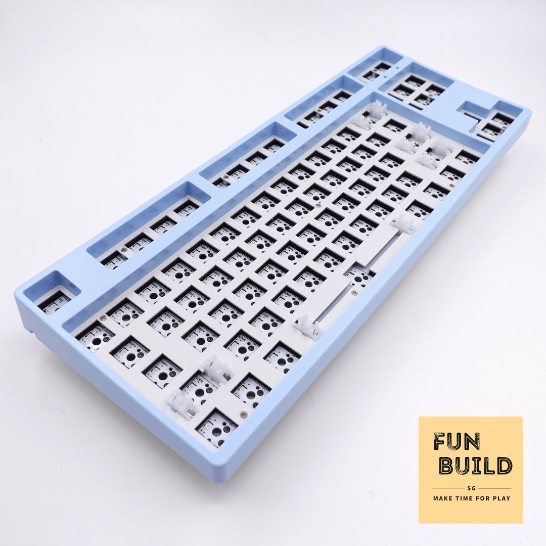 CXTech C87 TKL Barebones Kit (Hotswappable RGB Wired Bluetooth 2.4GHz ...